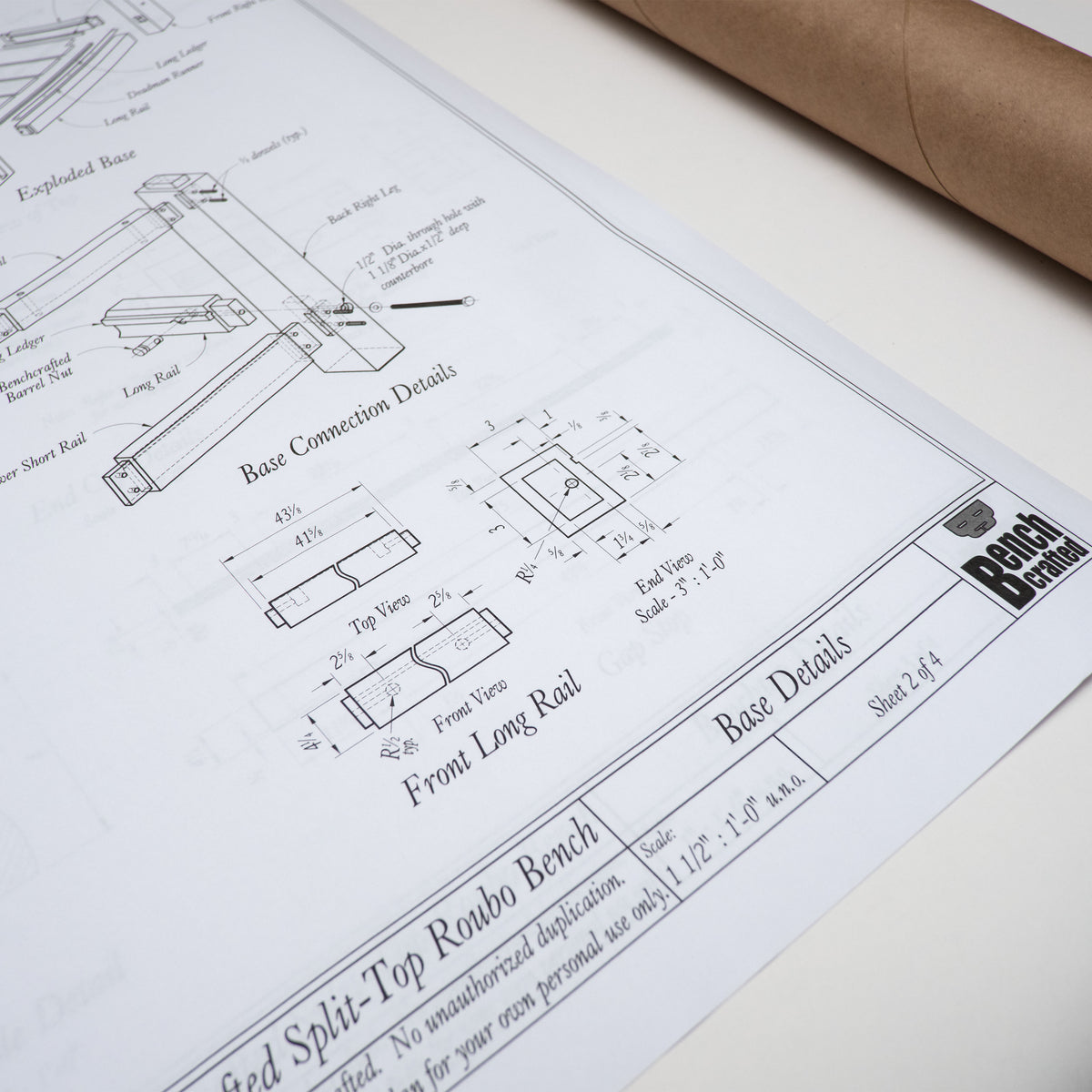 Split Top Roubo Bench Plans
